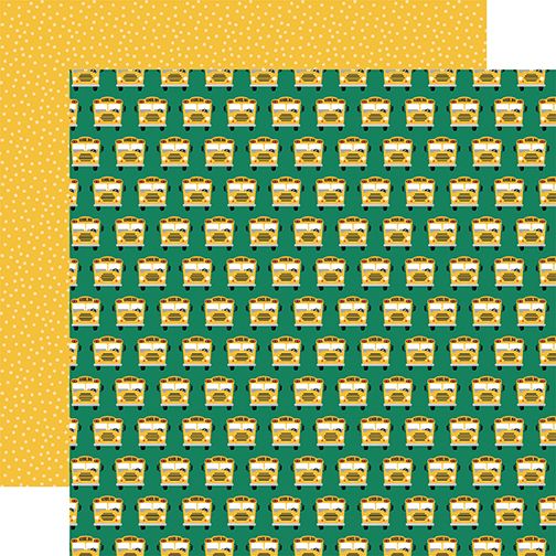 Off to Class: School Bus Ride 12x12 DS Paper