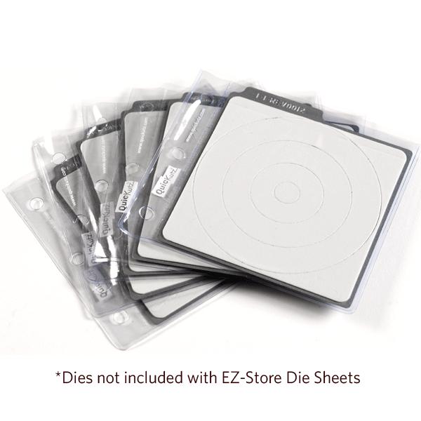 Quickutz Accessories - 4x4 EZ-Store Dies Sheets (2-pocket 5 pack)