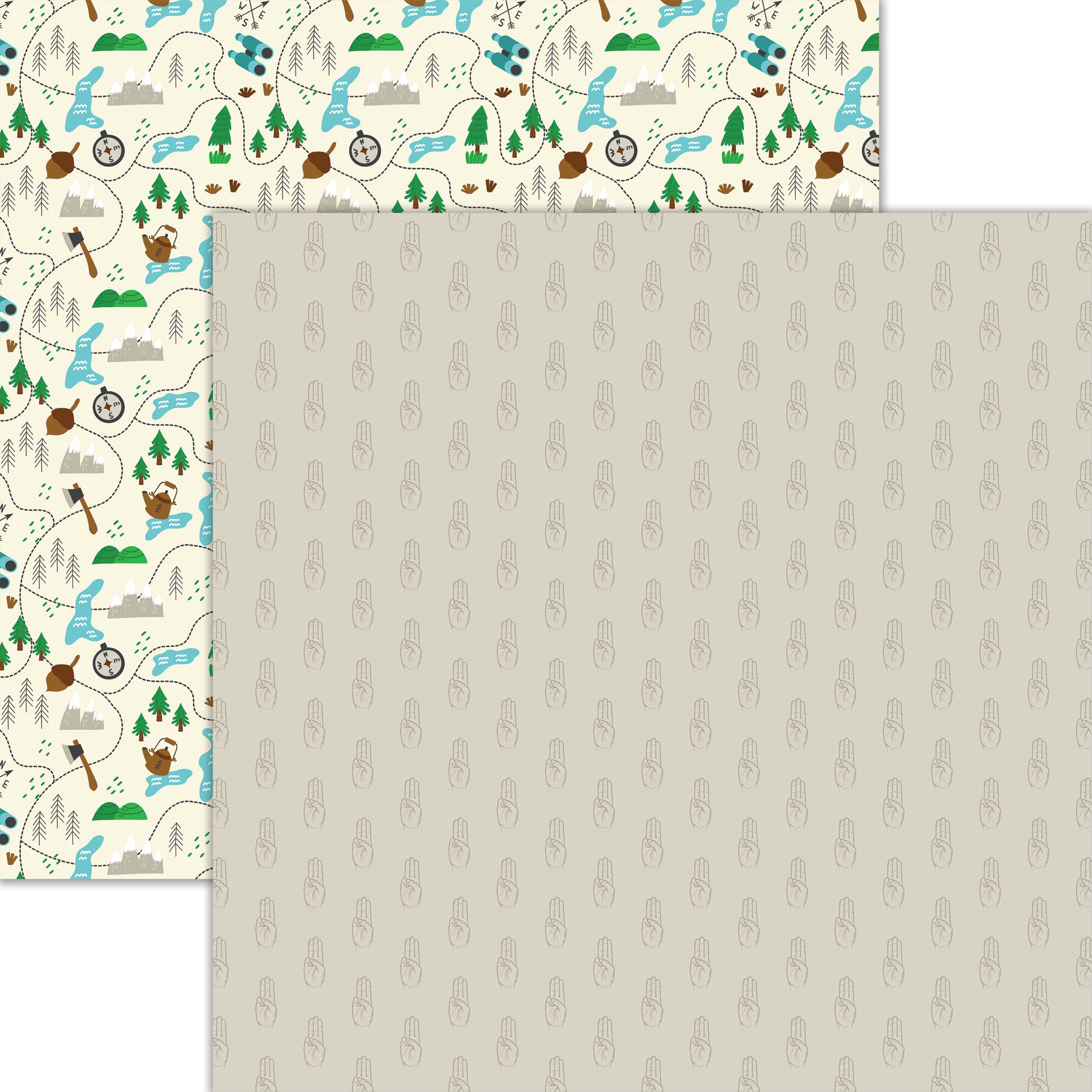 Reminisce My Troop: Scout Salute DS Paper