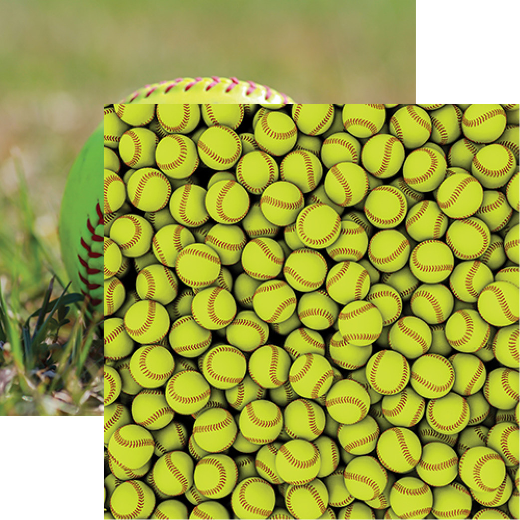 Softball Collection: Play Softball Double-Sided Paper